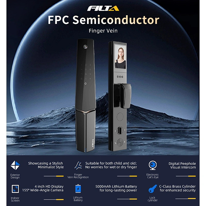 Filta Mecha Facial Recognition Smart Home Security Locks by Filta